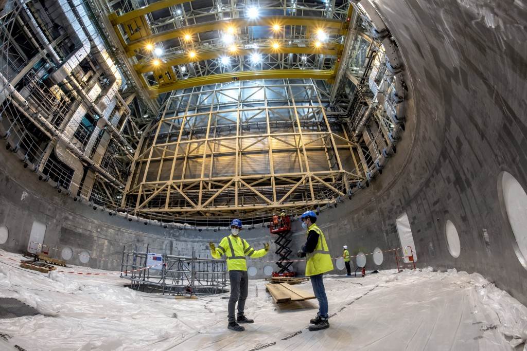 Fabrication à ITER : cryostat