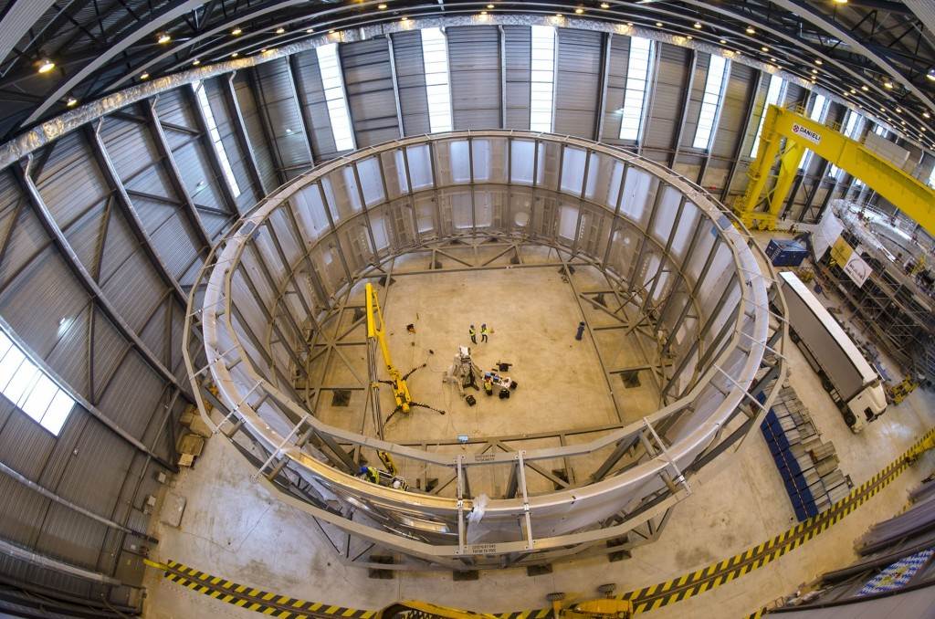 Fabrication à ITER : cryostat
