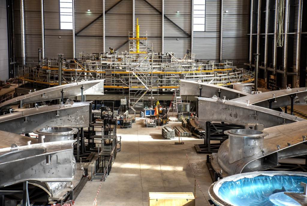 Fabrication à ITER : cryostat