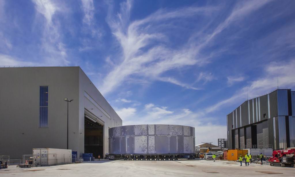 Fabrication à ITER : cryostat